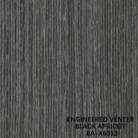 China Decoration Man Made Black Apricot Recon Wood Veneer X6313 Straight Grain 2500-3100mm for sale