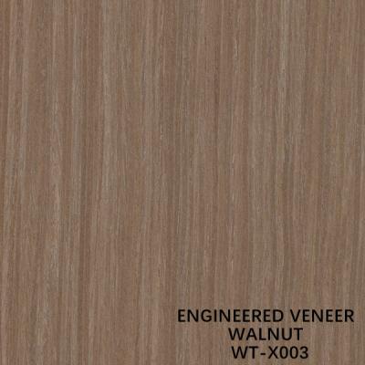 China Fancy Recomposed Black Walnut Wood Veneer X003 For Doors And Windows for sale