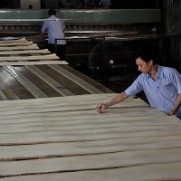 China American White Oak Solid Wood Sheet Slice Straight For Fancy Panel And Dyed Veneer 0.45mm Thickness for sale