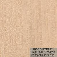China Grain Flake KOTO Natural Wood Veneer Popular For Dyeing Process for sale