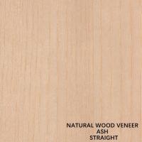 China Natural White Ash Wood Veneer Quarter Cut Straight Grain Length 2050-3200mm For Furniture And Door for sale