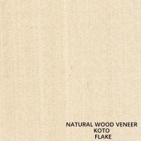 China Natural Koto Wood Veneer Quarter Cut Special Straight Flake Grain Good Supply Capacity For Dyeing Process for sale