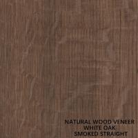 China Customized American Natural Oak Wood Veneer Quarter Cut / Straight Grain Dyed Smoked For For Hotel Decoration for sale