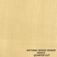 China American Natural Maple Wood Veneer Quarter Cut Thickness 0.5mm Good Quality For Furniture And Musical Instrument for sale
