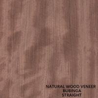 China Straight 0.5mm Africa Natural Bubinga Wood Veneer For Furniture / Musical Instruments for sale