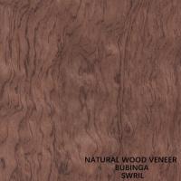 China Furniture / Musical Instruments Africa Natural Bubinga Wood Veneer Swirl Grain 0.5mm for sale