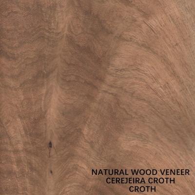 China Hotel Decoration America Natural Cherry Crotch Veneer Aaa Grade Specially Grain for sale