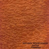 China Africa Natural Sapele Wood Veneer Exotic Grain Pommele For Pianos And Furniture Faces for sale