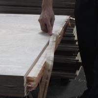 China Chinese Ash Crown Cut Natural Wood Veneer Indoor Decorative Board Grade E1 / E0 for sale