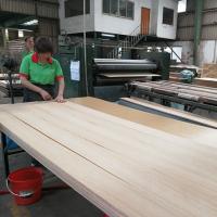 China Base MDF / Chipboard / Particle Board Based Panel Makore Wood Veneer 2440x1220mm for sale
