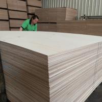 China Base MDF / Chipboard / Particle Board Based Panel Makore Wood Veneer 2440x1220mm for sale