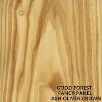 China MDF Fancy Board Natural Ash Oliver Wood Veneer Crown Grain 9mm/18mm Thickness Standard Size Can Be Paint-Free for sale