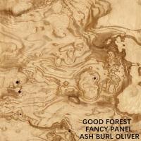 China Lengthened Size Fancy Natural Ash Burl Oliver Wood Veneer Book Match Splicing For Hotel Decoration ISO for sale