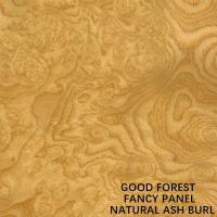 China Lengthened Size 2745mm Faced Natural Ash Burl Wood Veneer Paint Free Panel Hand Splicing For Hotel Decoration for sale