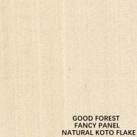 China Fancy Natural Koto Wood Veneer Straight Flake Grain For Hotel Decoration Panels Good Price China Factory for sale