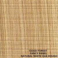 China American White Oak Straight Rough Fancy Plywood / Particle Board Standard Size 2440mm Raw Materials For Cabinet for sale