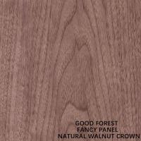China Fancy Plywood Of Natural Walnut Crown Grain Wood Veneer for sale