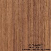 China Fancy Walnut Plywood Quarter Grain  Standard Size 2440*1220 Carb P1 / P2 Certification For Door And Cabinet Factory for sale