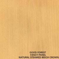 China Fancy Natural Wood Panel Of Steamed Beech Crown Standard Size 2440*1220mm For Door And Windows Good Price China Makes for sale