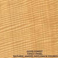 China Faced Natural Anigre Fiddleback Figured Chipboard / Particle Board 9/12/15/18/25/30mm Thickness For Special Decoration for sale