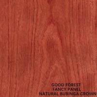 China Furniture Fancy MDF Crown Natural Bubinga Wood Veneer 2440x1220mm for sale