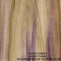 China Fancy Bicolor Tulip Plywood Based MDF / Chipboard / Particle Board For Furniture Panel for sale
