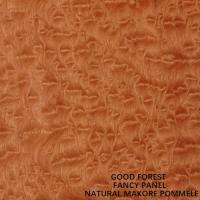 China 2745mm Hotel Decoration Makore Pommele Fancy Plywood Board Paint Free for sale