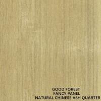China Faced Chinese Ash Wood Veneer Quarter Grain Based Mdf Chip Board For Furniture Cabinet Paint Free for sale