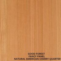 China Faced Cherry Wood Veneer Fancy Plywood Board Quarter Cut For Length 2440/2745mm Painted Free For Indoor Decorative for sale