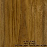 China 25mm Thickness Fancy Plywood Board Teak Veneer Crown Grain Paint Free for sale