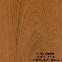 China Natural Teak Crown Wood Veneer Fancy Plywood Board Mdf Chipboard Furniture Base Board 2440 2745mm Length for sale