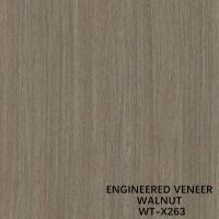 China 0.15-0.55mm Thickness Engineered Wood Veneer X263 Quarter Cut Fine Line Grain For Door And Windows for sale