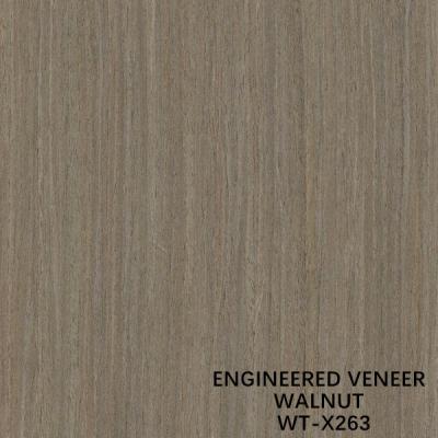 China 0.15-0.55mm Thickness Engineered Wood Veneer X263 Quarter Cut Fine Line Grain For Door And Windows for sale
