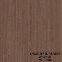 China Reconstituted Walnut Wood Veneer Straight Grain Customized Length 2030mm For Furniture Face WT-X083 for sale