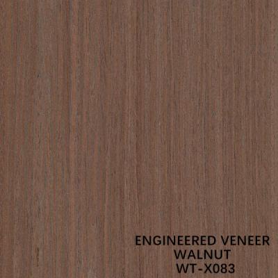 China Reconstituted Walnut Wood Veneer Straight Grain Customized Length 2030mm For Furniture Face WT-X083 for sale
