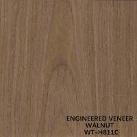 China Sliced Cut Recon Walnut Wood Veneer H811C Crown Copy 2500*640mm Door Skin Lengthened Size for sale