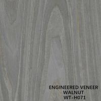 China Reconstituted Walnut Wood Veneer Grey Crown Grain For Interior Doors 0.15-0.6mm Thickness S.WT-H071 for sale