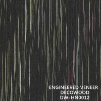 China Irregular Texture Engineered Decowood Veneer HN0012 For Hotel Decoration 2500*640mm Standard Size for sale