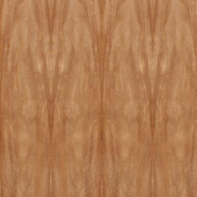China Natural Africa Mahogany Wood Veneer Crown Grain Standard Size 2440*1220mm For Door Cabinet FSC for sale