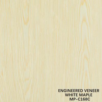 China White Maple Reconstituted Wood Veneer 168S Crown Cut 0.15-0.55mm for sale