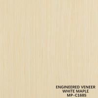 China Fancy Recomposed Wood Veneer White Maple 168S Straight Grain For Car Interior for sale
