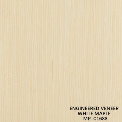 China Fancy Recomposed Wood Veneer White Maple 168S Straight Grain For Car Interior for sale
