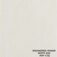 China Fancy Recomposed Wood Veneer White Ash 1Q Straight Grain Quarter Cut for sale