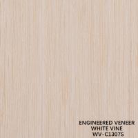 China Straight Grain Engineered White Vine Wood Veneer 1307S Slice Cut 2050-3200mm for sale