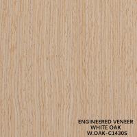China Straight Grain Wood Veneer White Oak 1430S For Door 0.15-0.6mm for sale