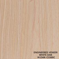 China American Crown Grain Fancy Wood Veneer White Oak 1566C Customized 2200-3100mm For Cabinet for sale