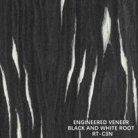 China Specially Engineered Wood Veneer Black And White Root 3N For Decoration 3100mm for sale