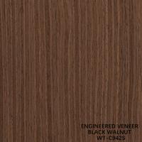 China Engineered Walnut Wood Veneer Quarter Cut Vertical Grain WT-C942S / 943S / 983S / 992S For Interior Doors for sale