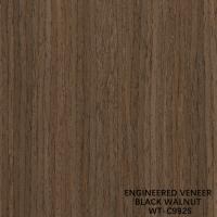 China Engineered Walnut Wood Veneer Quarter Cut Vertical Grain WT-C942S / 943S / 983S / 992S For Interior Doors for sale