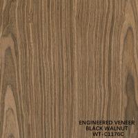 China Reconstituted Wood Veneer Walnut Flat Cut Crown Grain 0.15-0.6mm Brown For Door WT-C928C/1158C/1170C/1176C for sale